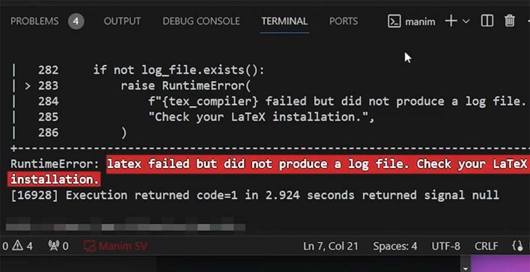 How To Install Manim On Windows For Beginners (Step-By-Step)