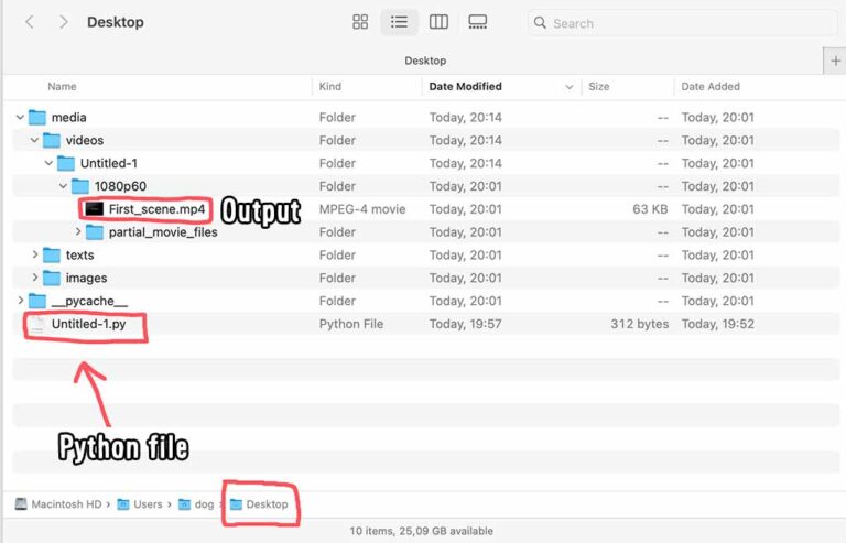 How To Run Manim Code With VS Code